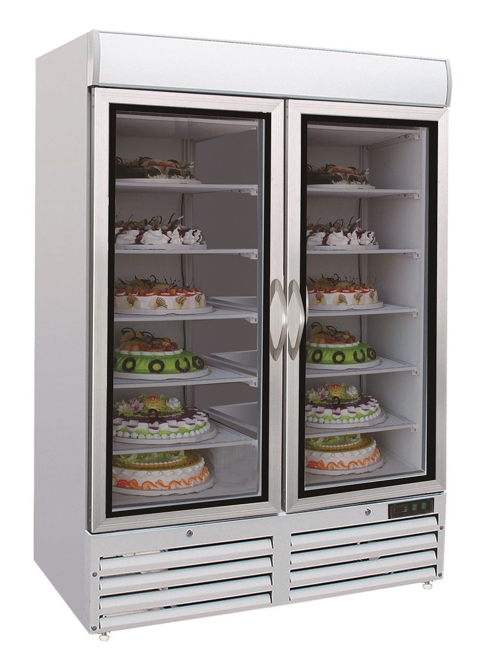 Double Door Glass Display Fridge– All Stop Trading New