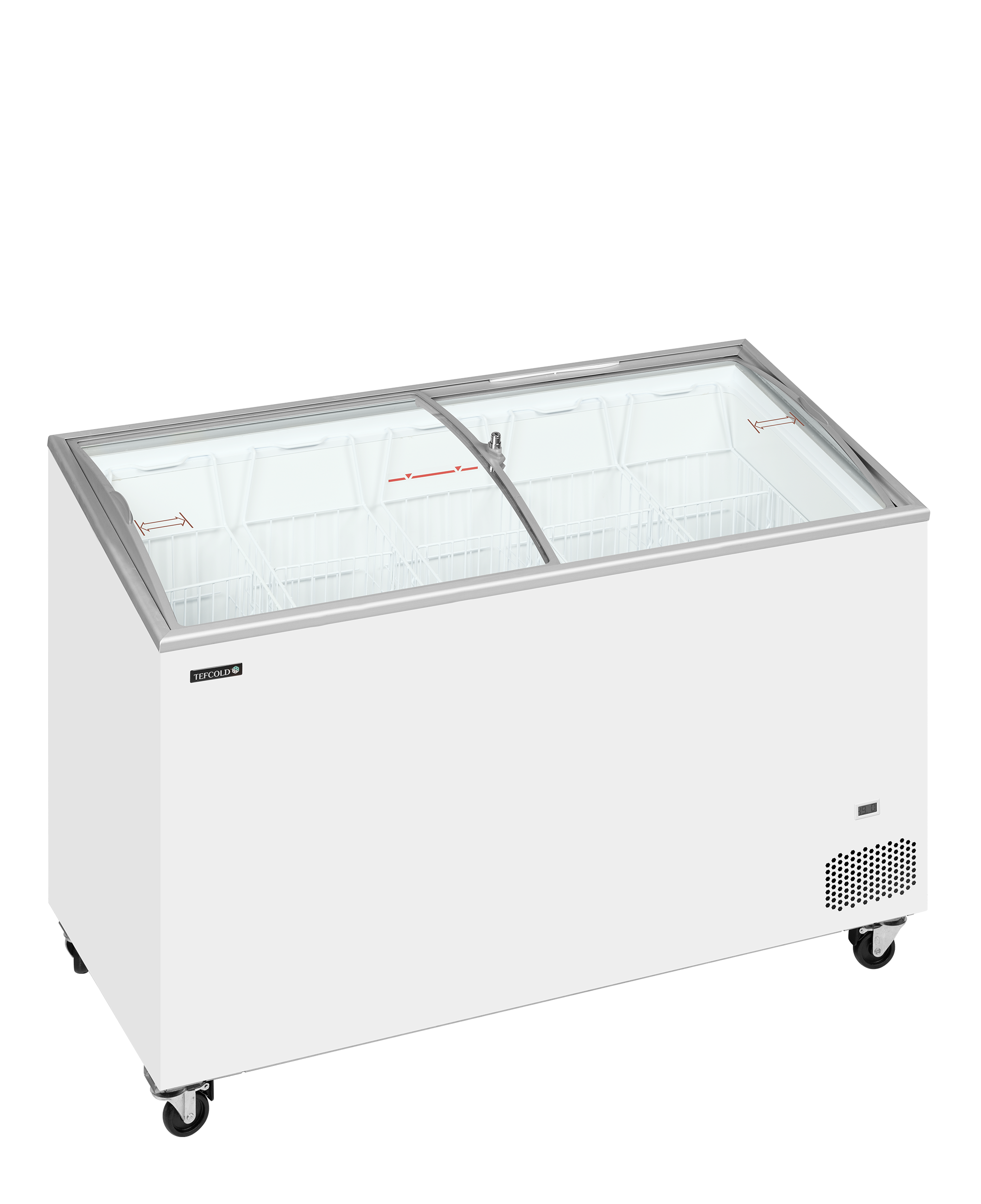 Sliding Curved Glass Lid Chest Freezer Ic401Sceb– All Stop Trading New